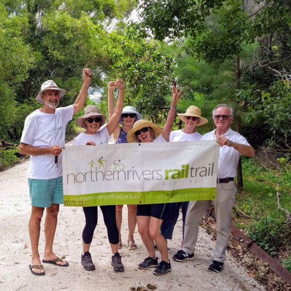 First Look at the Test Section! - Northern Rivers Rail Trail